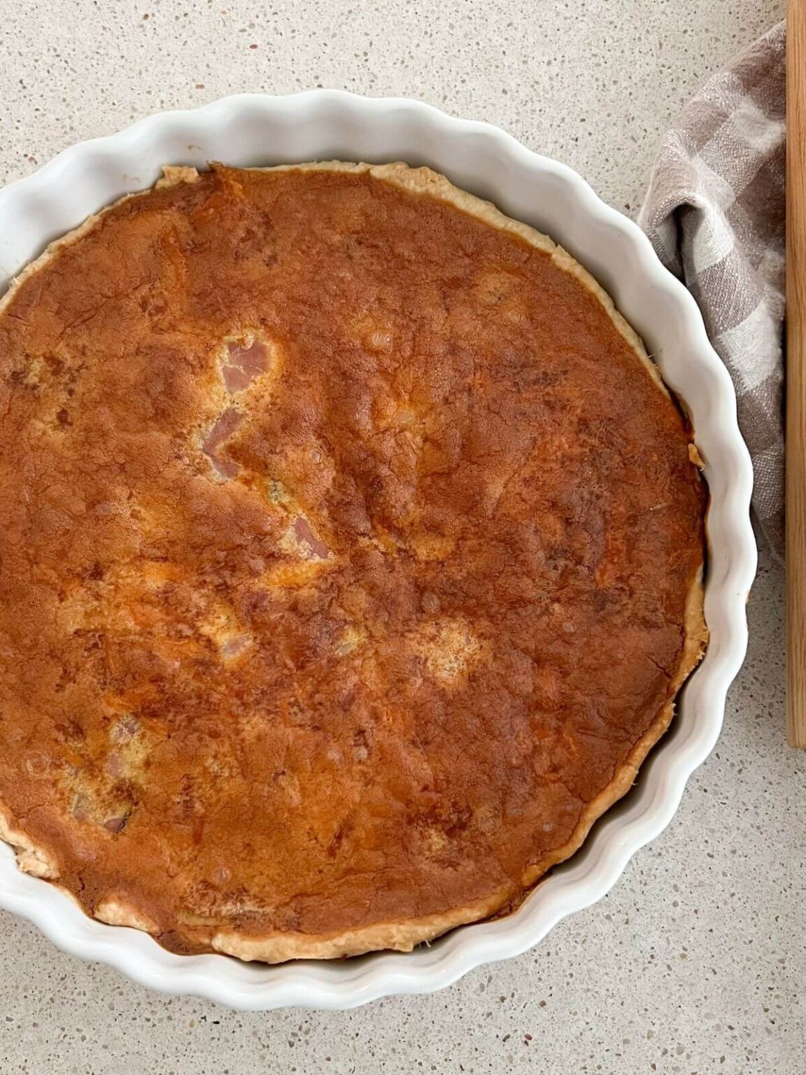 Easy Ham and Cheese Quiche - Simply Chelsea Home